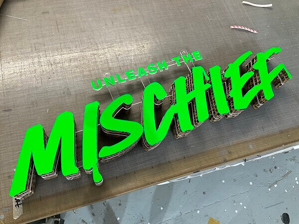 Re-board material | Ideal for sustainable signage & displays?